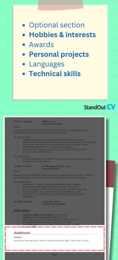 How To Structure A CV In CV Example And Guide