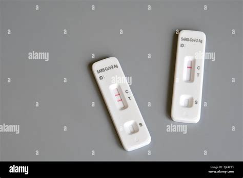 Two Sars‑cov‑2 Antigen Test Kit For Self Testing With Positive And Negative Results One Step