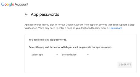 How To Set Up App Passwords In Gmail