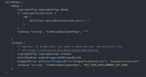 React Native 在 React Native 中实现 Codepush 以进行热更新 终身学习者 Segmentfault 思否