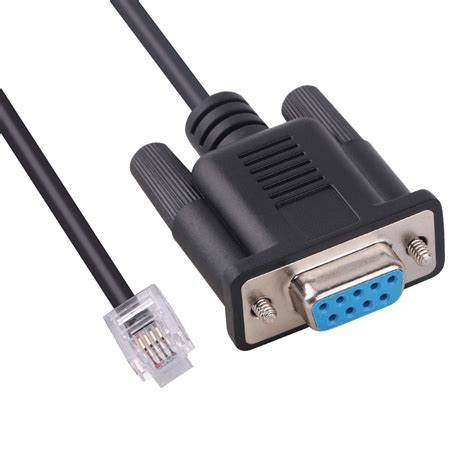GetUSCart 6FT DB9 RS232 To RJ11 6P4C Serial Console Cable For APC AP7800 AP7900 RS232 940 0144A