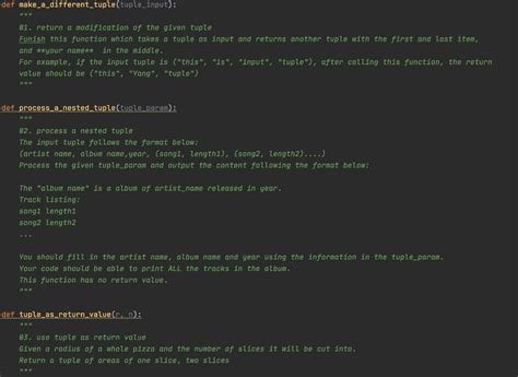 Solved Def Make A Different Tuple Tuple Input Return A Chegg Com