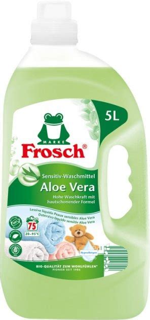 Frosch ფერადი ქსოვილის სარეცხი სითხე ალოე ვერა 5 ლ Veli Store