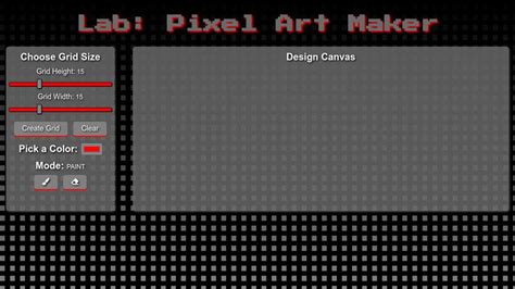 Pixel Art Maker Javascript