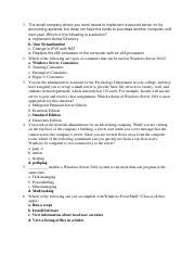 You Need To Create An Answer File For Unattended Installations Of Windows Server Course Hero