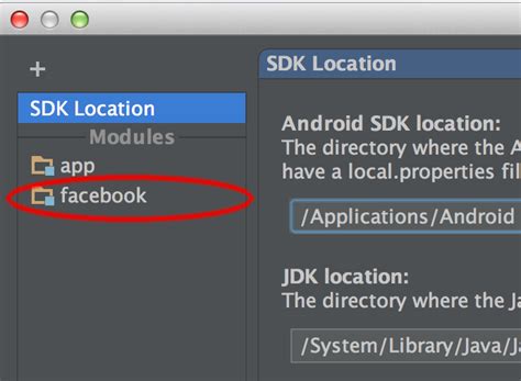 Import Facebook Sdk On Android Studio 051 Stack Overflow