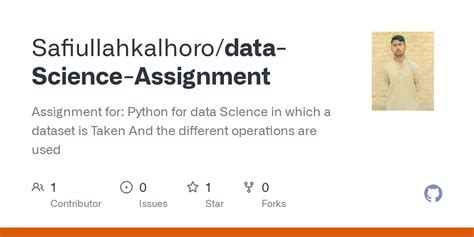 Github Safiullahkalhorodata Science Assignment Assignment For