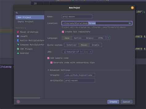 Dúvida Como Criar Um Projeto Maven E Configura Lo Como Foi Feito Na