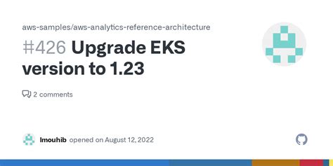 Upgrade EKS Version To 1 23 Issue 426 Aws Samples Aws Analytics Reference Architecture GitHub