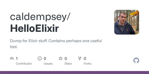 Github Caldempseyhelloelixir Dump For Elixir Stuff Contains Perhaps One Useful Tool