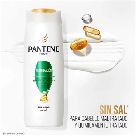 Pantene Pro V Restauración Shampoo Sin Sal 400 Ml Baraki Bodegón