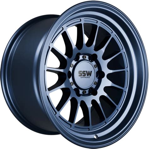 Ssw Off Road Dakar Blue Wheel 17x9 25 6x5 5 Off Road Rim Financing