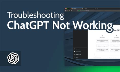 Chatgpt Not Working 2024 Troubleshooting Guide