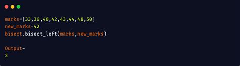 Python Bisect Working With Python Bisect Module Python Pool