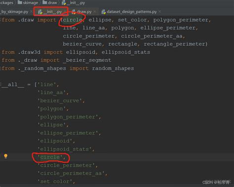 attributeerror module ‘skimage draw‘ has no attribute ‘circle