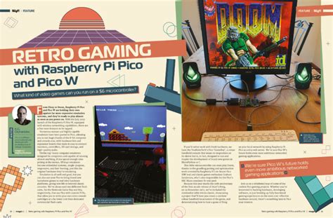 Pico W Retro Gaming Special In The Magpi Magazine Issue 122