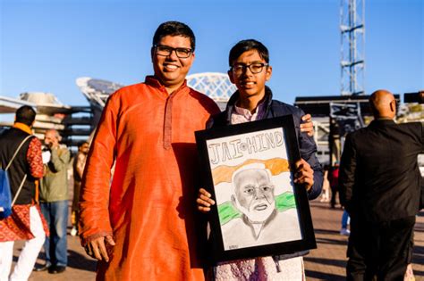 Indian Prime Minister Narendra Modi Draws Thousands To Sydney Olympic Park