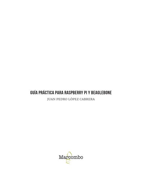 Microcontroladores Empieza A Leer Guia Practica Para Raspberry Pi Y