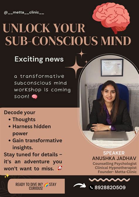 Anushka Jadhav On Linkedin Subconsciousmind Workshopcomingsoon