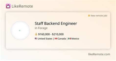 📩 Staff Backend Engineer At 🏢 Forage Salary 💰160000 210000 📍