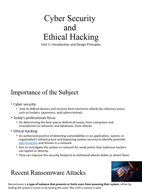 Unit1 Intro Cs Pdf Information Security Security