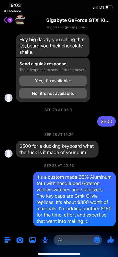 Im Selling My Graphics Card And My Keyboard Was In The Background Of The Listing Photo R