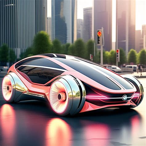 Premium Photo A Car In 2050 Cars Of The Future