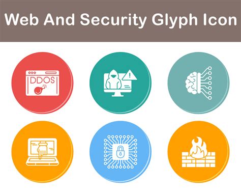 Web And Security Vector Icon Set 21506228 Vector Art At Vecteezy