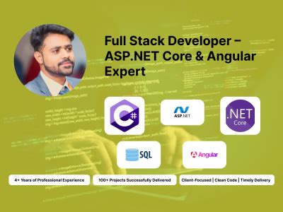 Full Stack Developer Angular NET Core SQL Typescript Upwork