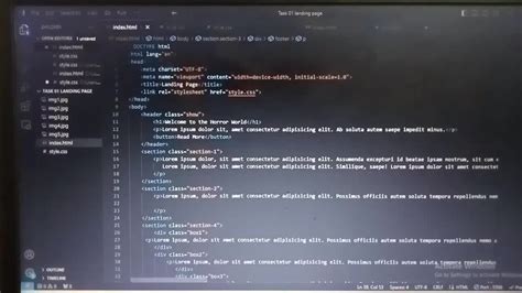 Created A Landing Page Using Html And Css Urva Til Wusqa Posted On