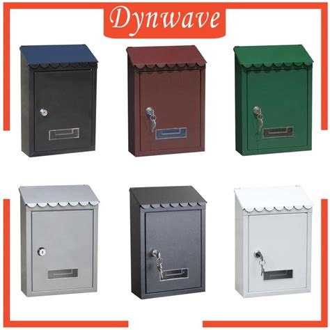 [dynwave] ตู้ไปรษณีย์แบบแข็ง Letterbox ติดผนัง Mail Secure Locking Mail Box โหลดด้านบน Shopee