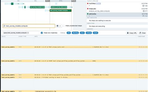 logs in run viewer rendering incorrectly with solid selections · issue