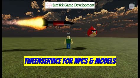 how to move a npc or model with the tweenservice in roblox youtube