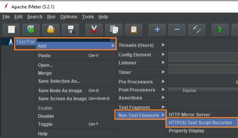 Recording The Scripts In Jmeter