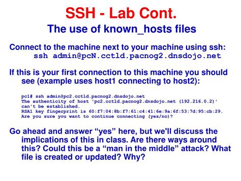Ppt Ssh Lab Powerpoint Presentation Free Download Id6665730