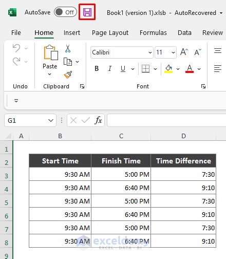 How To Recover Excel File After Crash 4 Methods Exceldemy