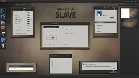 GNOME Shell SLAVE By Half Left On DeviantArt