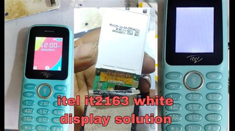 Itel 2163 White Display It2160it2161it2162 All Itel Model Youtube