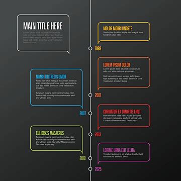 Vector Vertical Infographic Timeline Template Data Template Information Vector Data Template