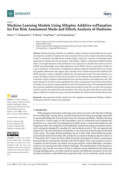 Pdf Machine Learning Models Using Shapley Additive Explanation For