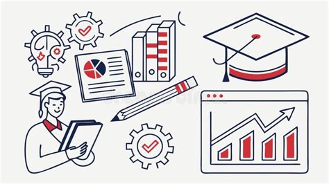 Education And Learning Process Infographic Diagram Vector Design Generative Ai Stock Vector