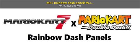 Mk7 Rainbow Dash Panels W I P Completed Work In Progress For Mario Kart