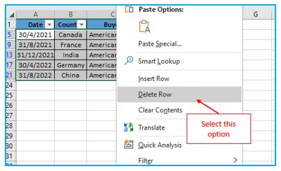 How To Delete Rows Based On Cell Value In Excel