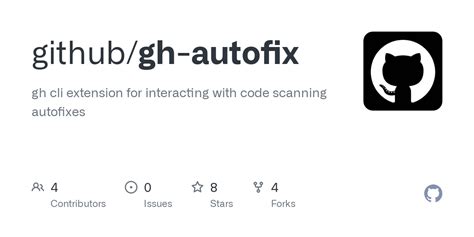 Github Githubgh Autofix Gh Cli Extension For Interacting With Code