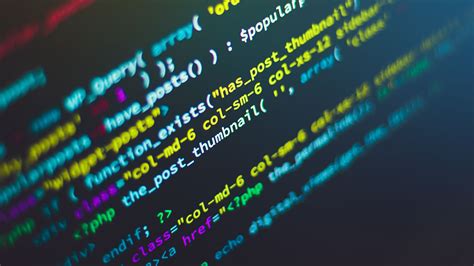 code programming text blur coding 4k hd wallpaper