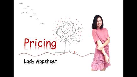 Lady Appsheet Introduction Pricing And Plan For Beginner Thai Version Youtube