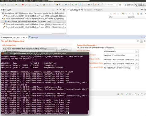 problems detecting xds100 with other ft232 device under linux code