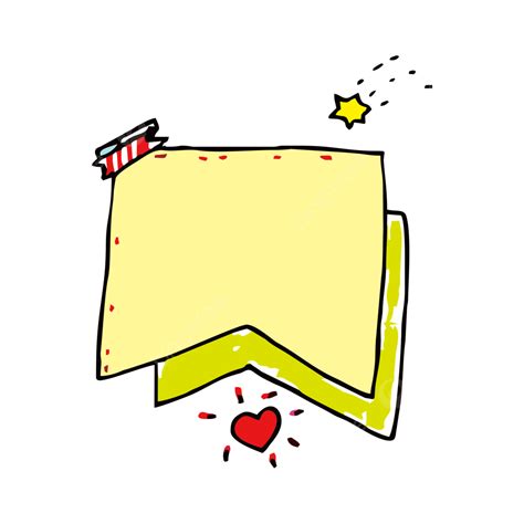 Hand Drawn Text Vector Hd PNG Images Vector Hand Drawn Yellow Text Box Vector Hand Draw