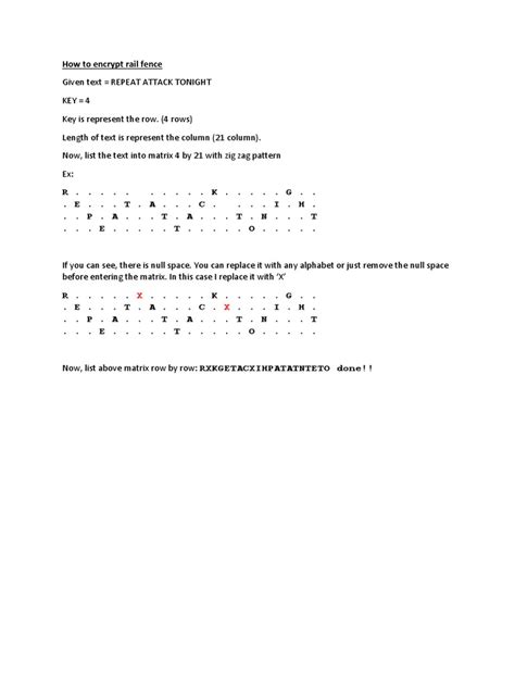 Railfence Pdf Cipher Cryptography