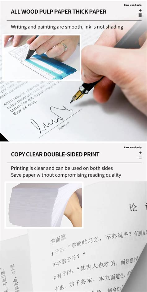 White A4 Size Copy Paper 80 Gsm 70 Gsm For Copier Laser Printing Ready To Ship Copy Paper A4